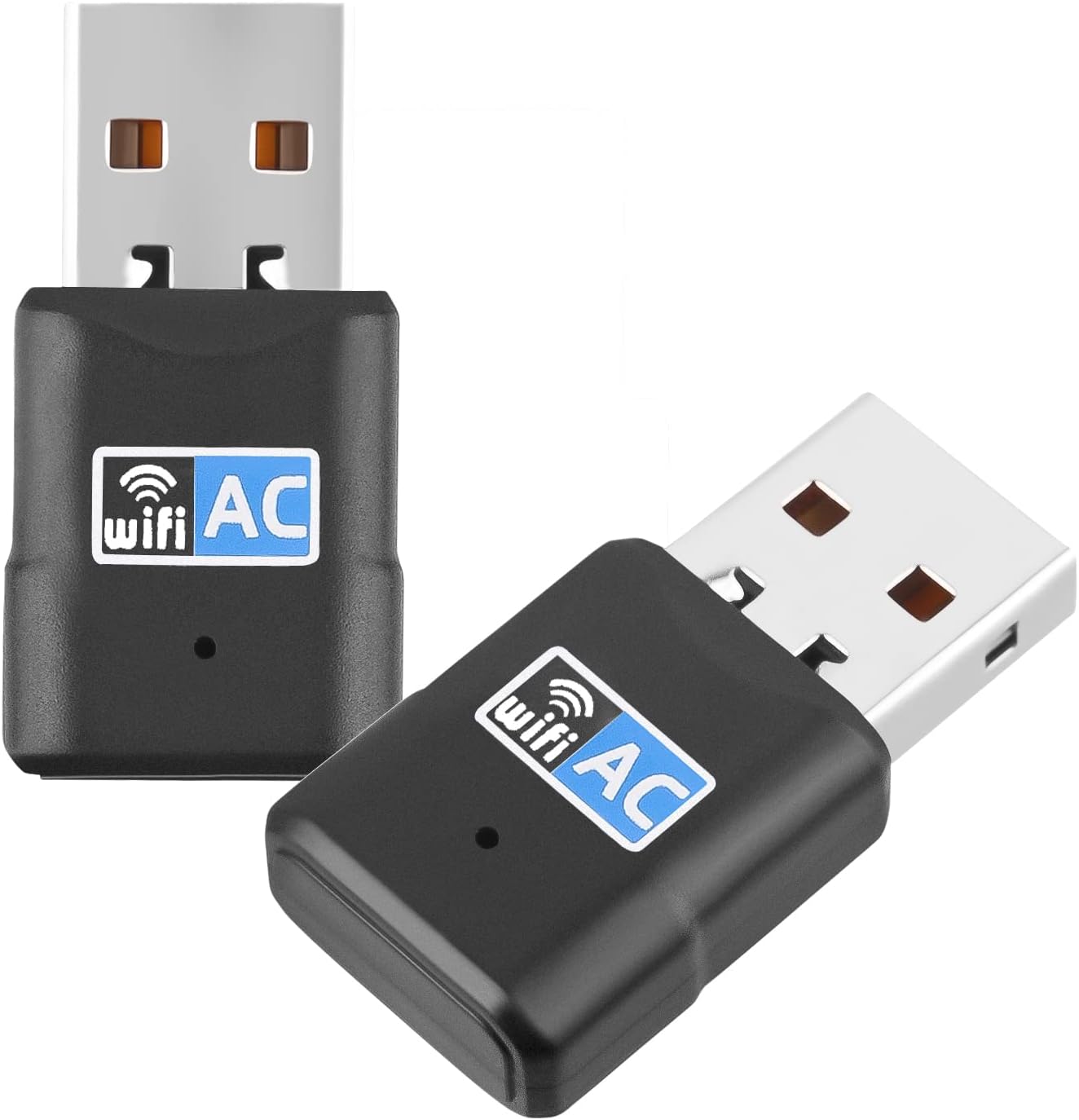 Amazon.com: USB WiFi Adapter (2 Pack), Warmstor AC600Mbps USB Wireless ...