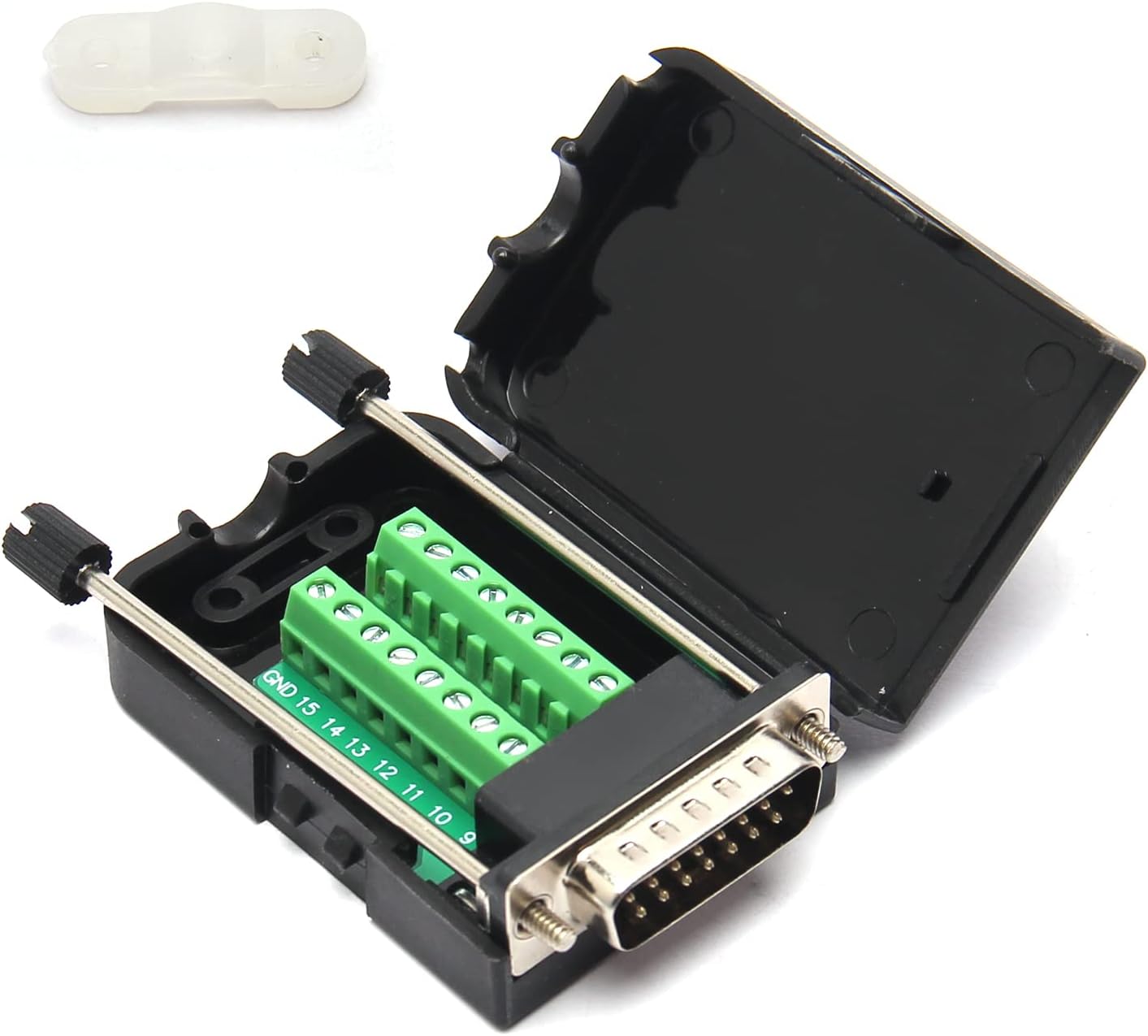 fielect 1PC DB15 Connector to Wiring Terminal DB15 Breakout Board ...