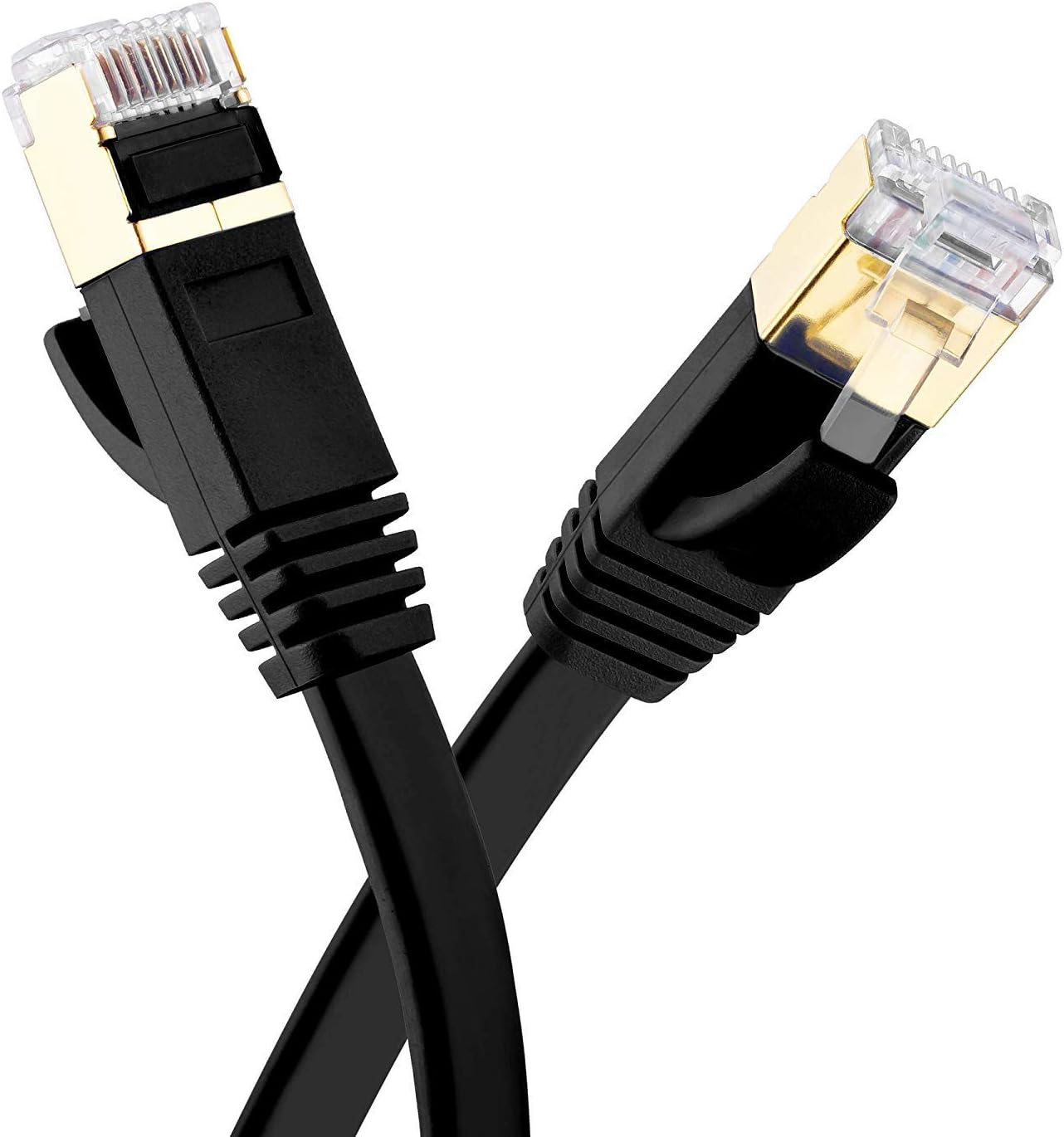 Amazon.com: Cat 7 Ethernet Cable 3ft, MORELECS Cat 7 Internet Cable 3 ...