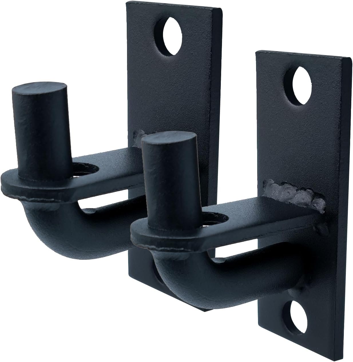 Amazon.com: Black Wall Mount Gate Hinges, Farm Gate Hinge, Gate Hinges ...