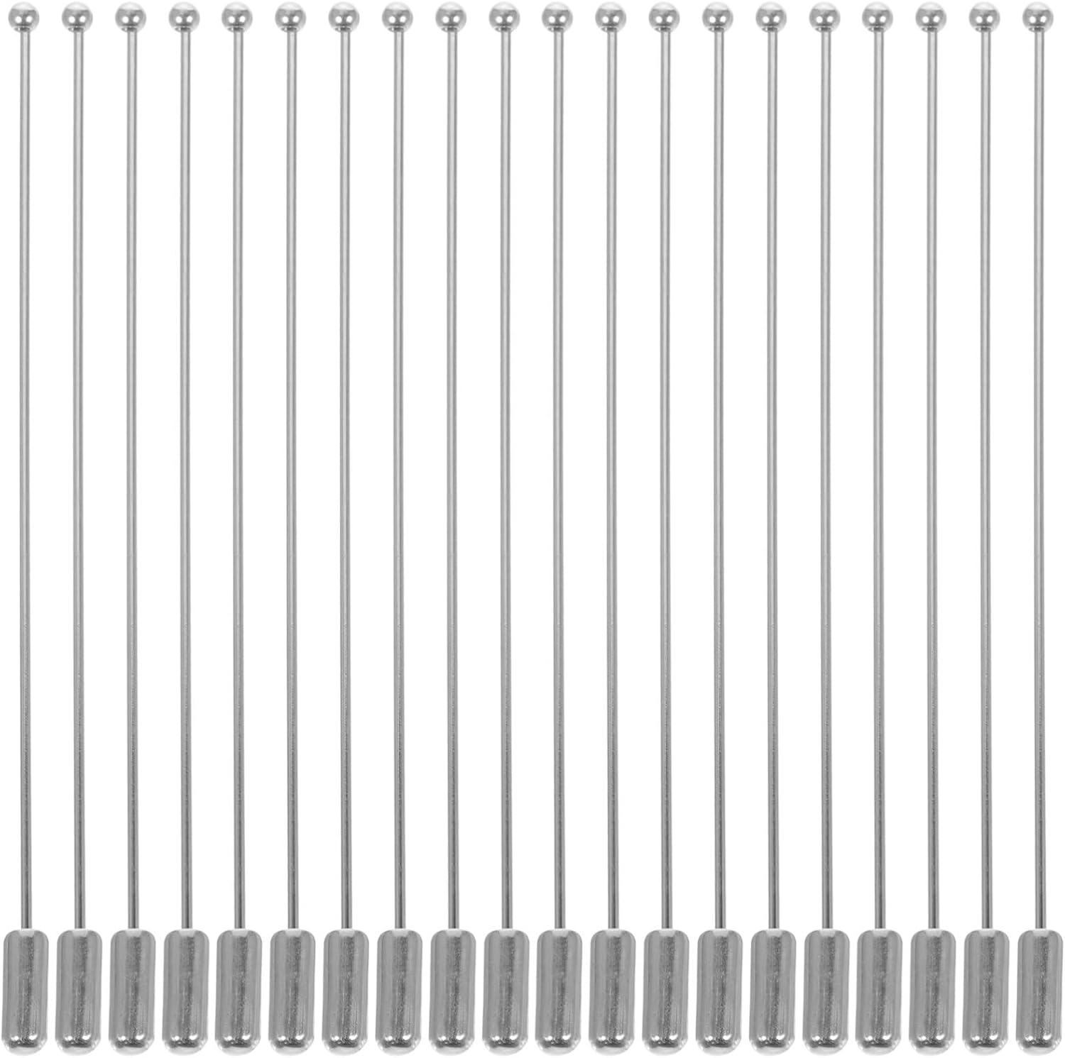 Amazon.com: BESPORTBLE 20pcs 90mm Metal Stick Pin Silver Brooch Safety ...