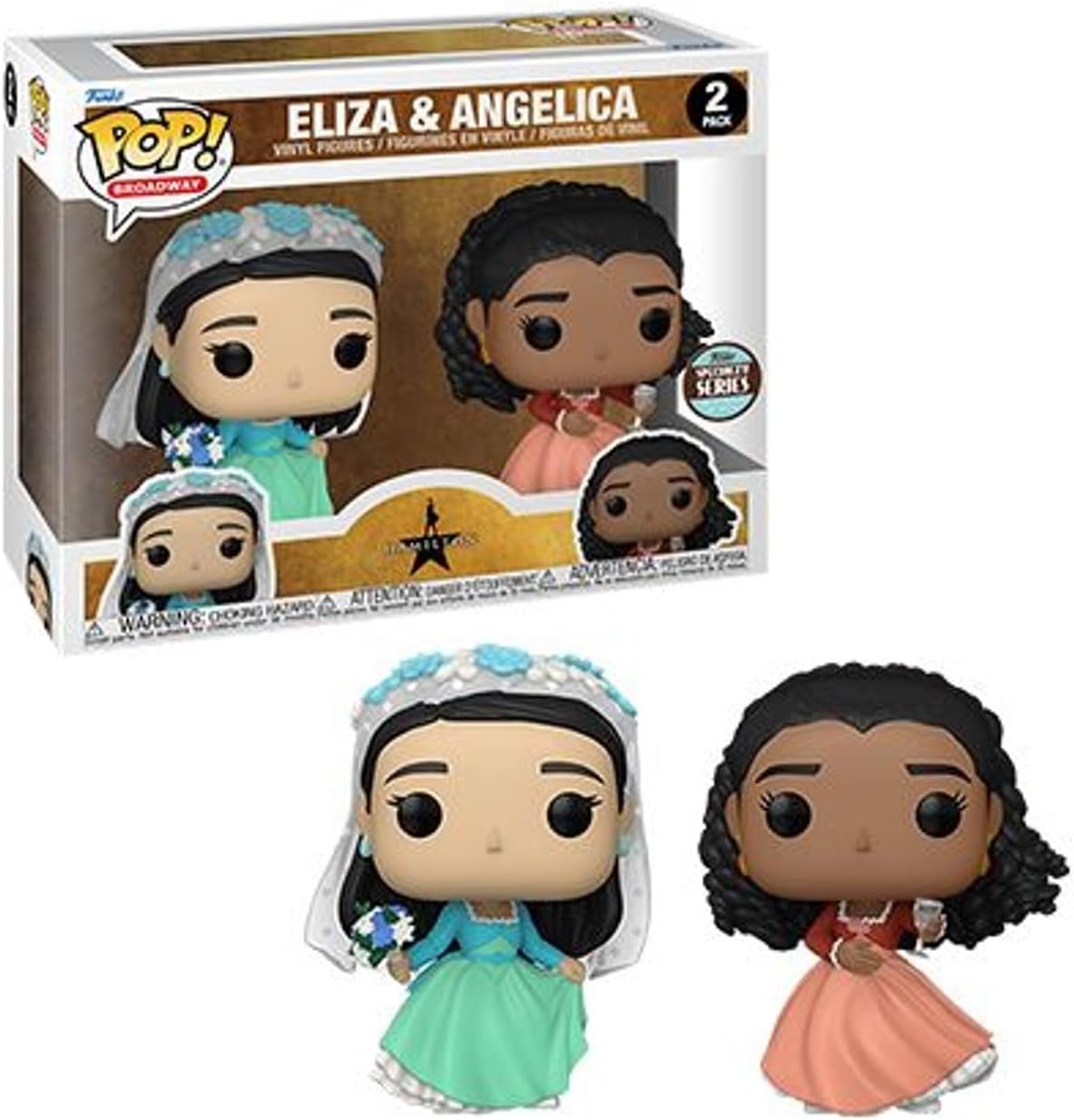 Amazon.com: FUNKO POP! BROADWAY: Hamilton - Eliza & Angelica 2PK : Toys ...