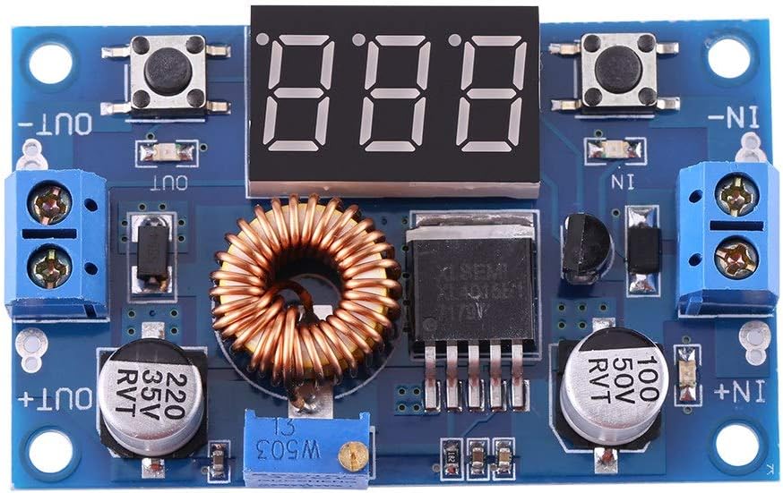 Amazon.com: Adjustable Power Module DC-DC Converter 5A 4.0V~38V to 1 ...