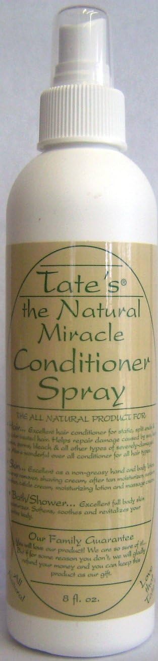 Amazon.com : Tate's The Natural Miracle - Conditioner Spray - 8 fl oz ...