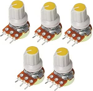 Amazon.com: JMORCO 5Set WH148 Linear Potentiometer 15mm 3pin 1K 2K 5K ...