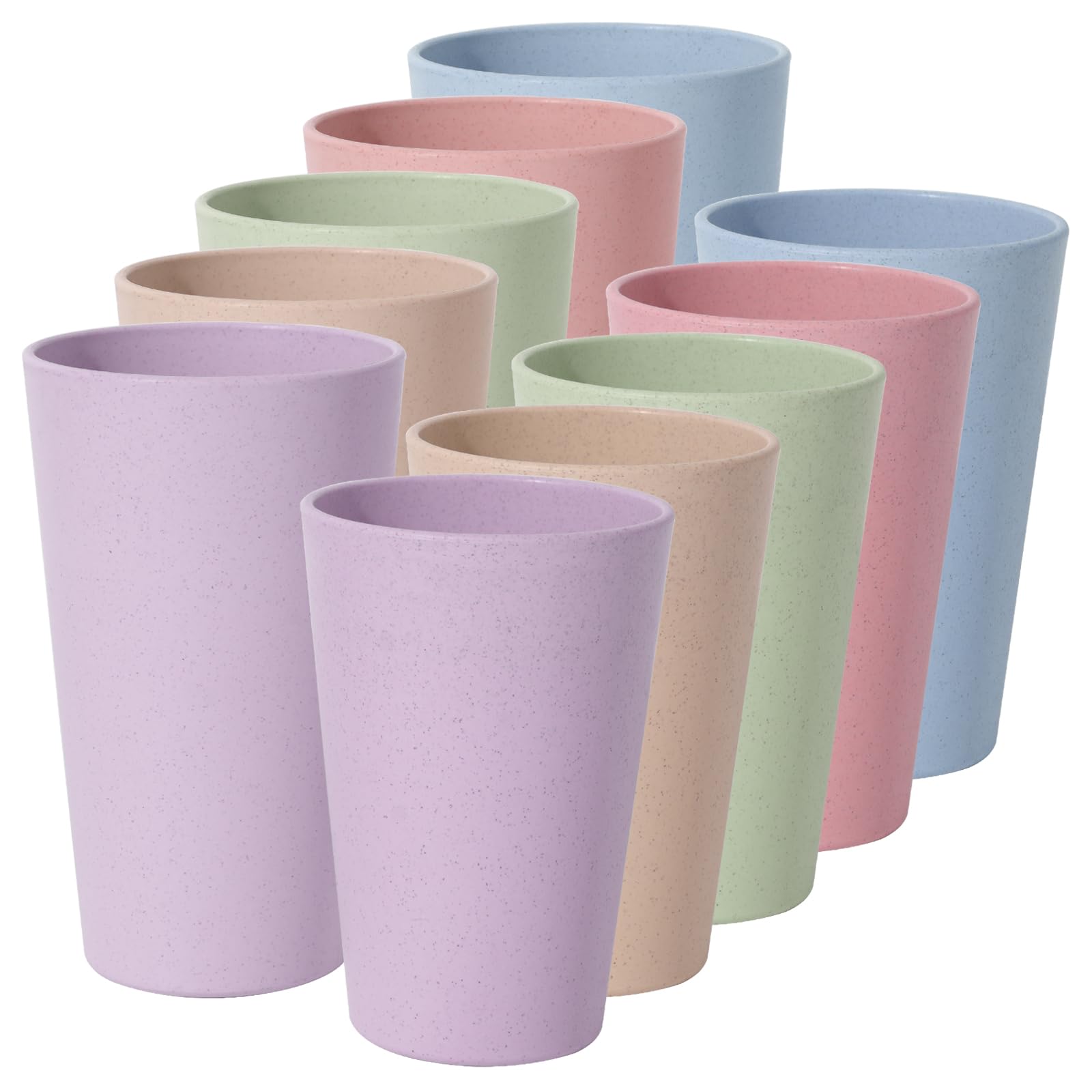 Unbreakable Plastic Tumbler Cups（15 Ounces ） and（20 Ounces）,Reusable ...