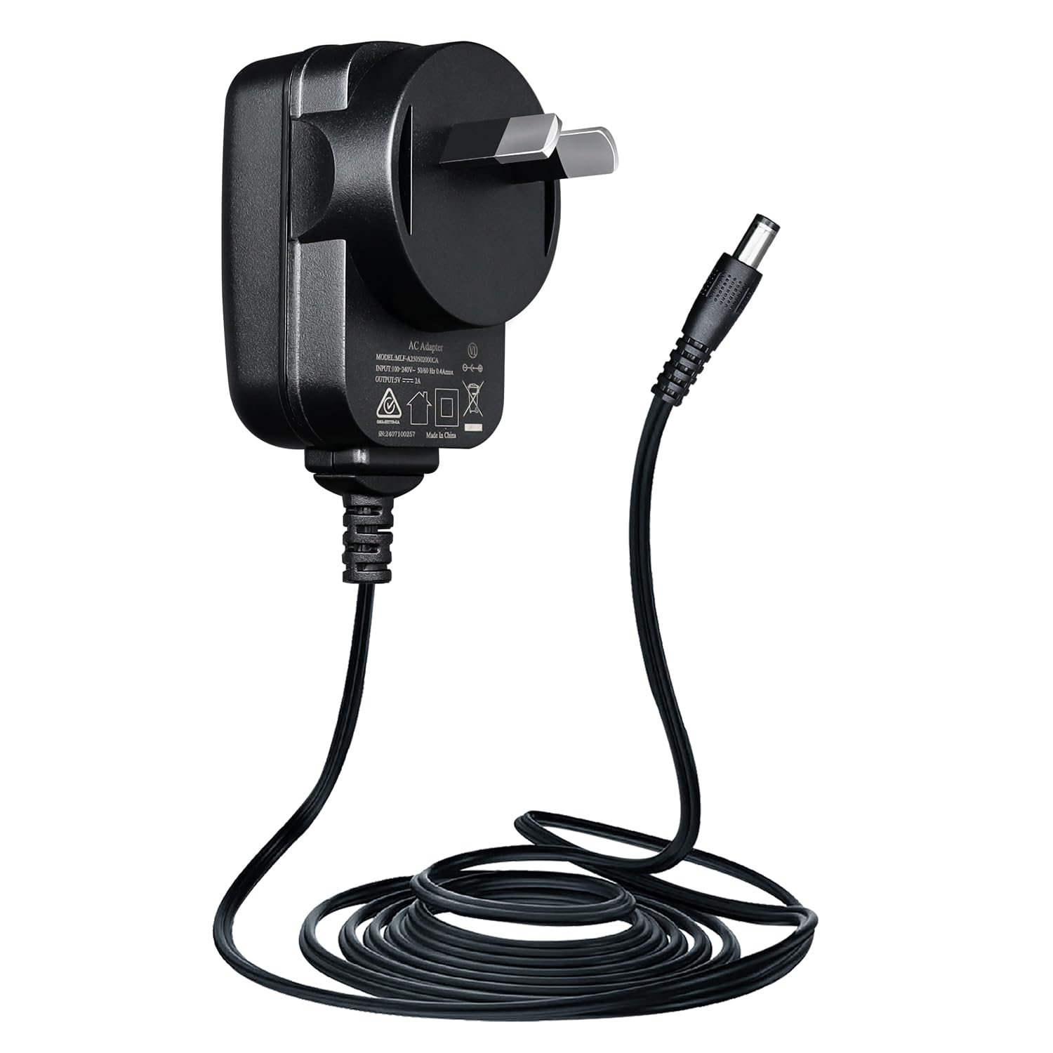 AC 100-240V to DC 5V 2A/2000mA Power Supply Adapter, 10W Adapter for ...