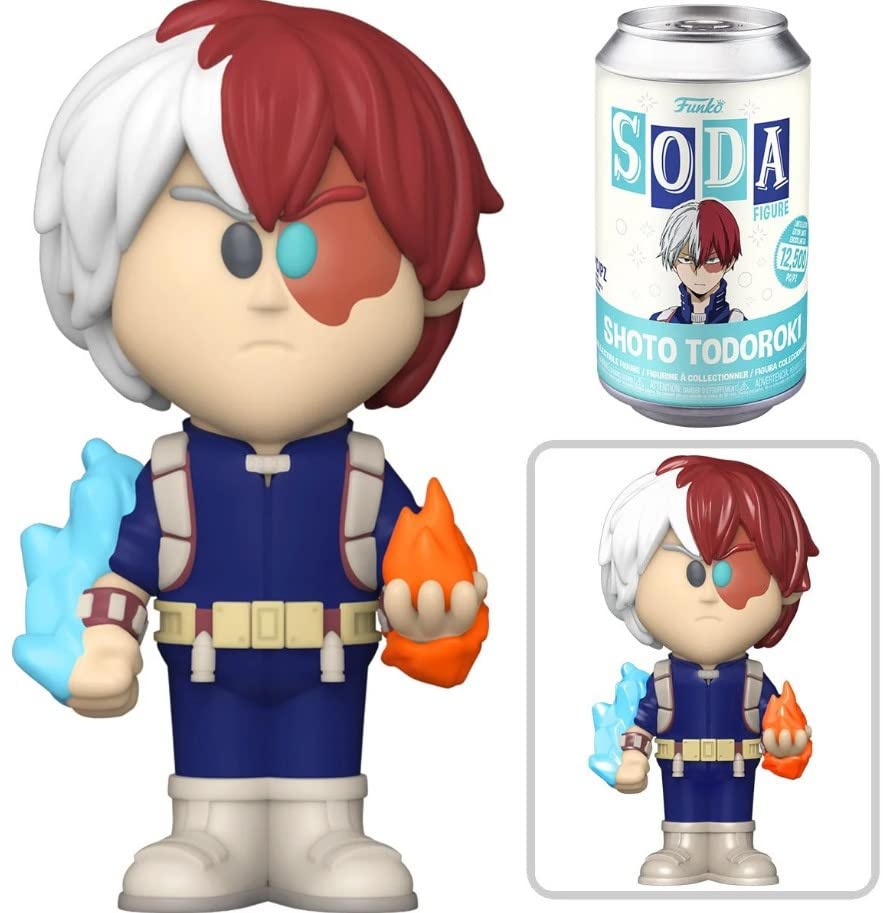 Amazon.com: Funko My Hero Academia: Shoto Todoroki Vinyl SODA : Toys ...