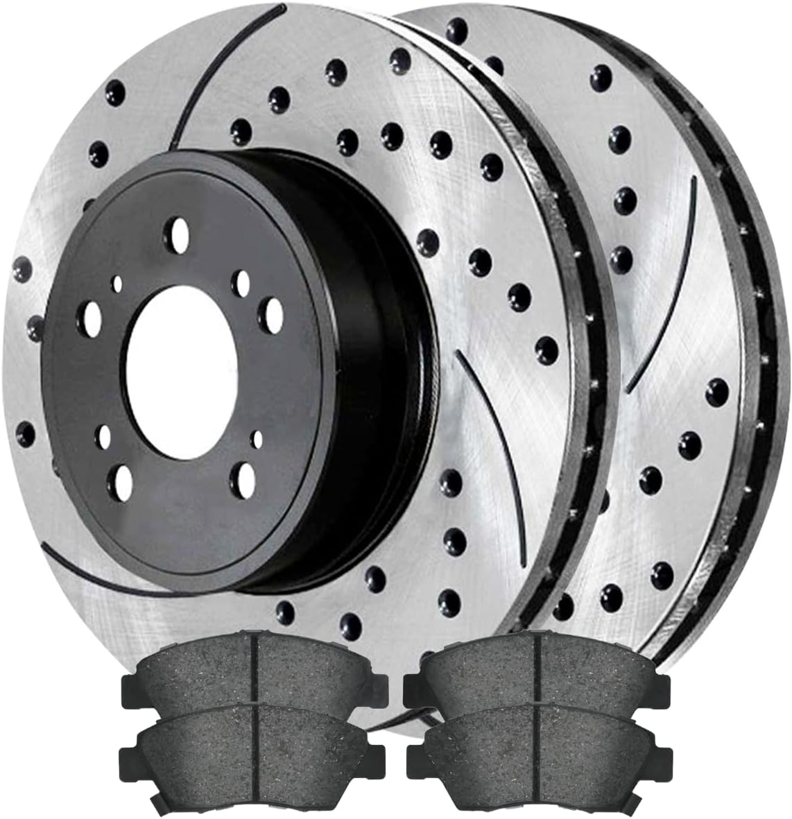 Amazon.com: AutoShack Front Brake Kit Replacement for 2002-2006 Acura ...