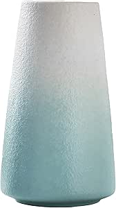 Amazon.com: Ceramic Vase, Blue White Vasefor Home Decor, Minimalist ...