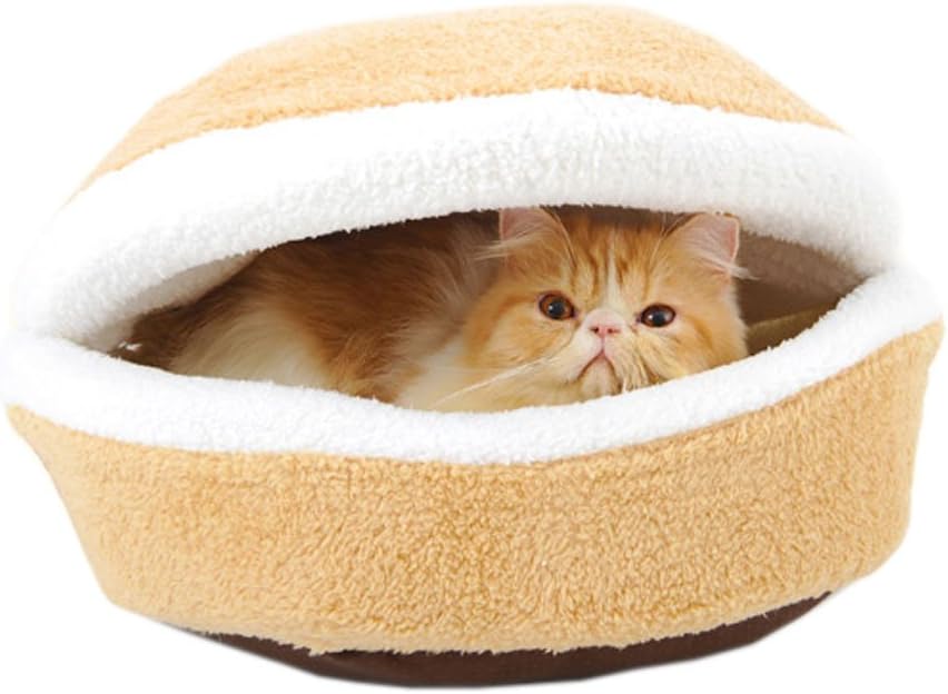Four Seasons Shell Nest Windproof Removable Pet Cat Bed House, 45CM ...