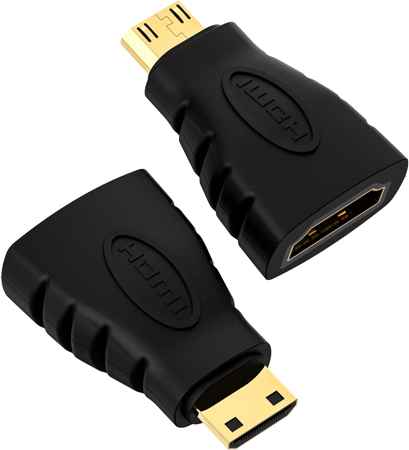 Amazon.com: VCE HDMI Adapter 2-Pack, Mini HDMI to HDMI, 4K Support ...