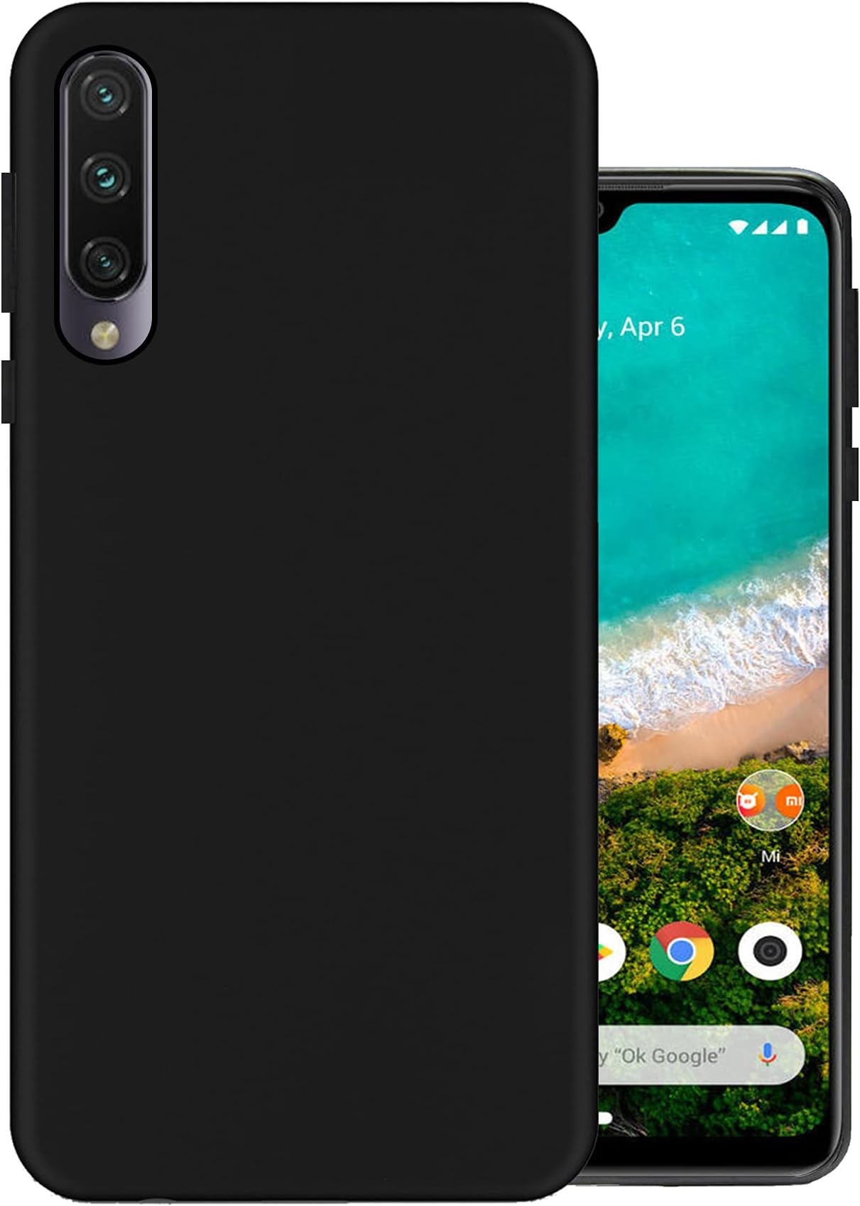 HELLO ZONE Exclusive Matte Finish Soft Back Case Cover for Xiaomi Mi A3 ...