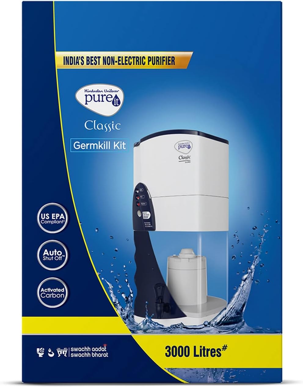HUL Pureit Germkill kit for Classic water purifier - 3000 L capacity ...