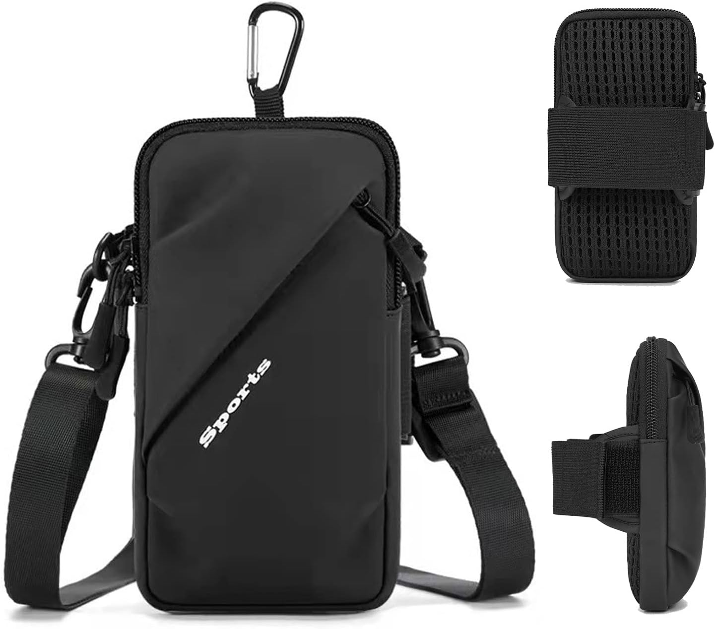 Phone Holder Arm Bands, Small Crossbody Shoulder Holsters Bag with Arm ...