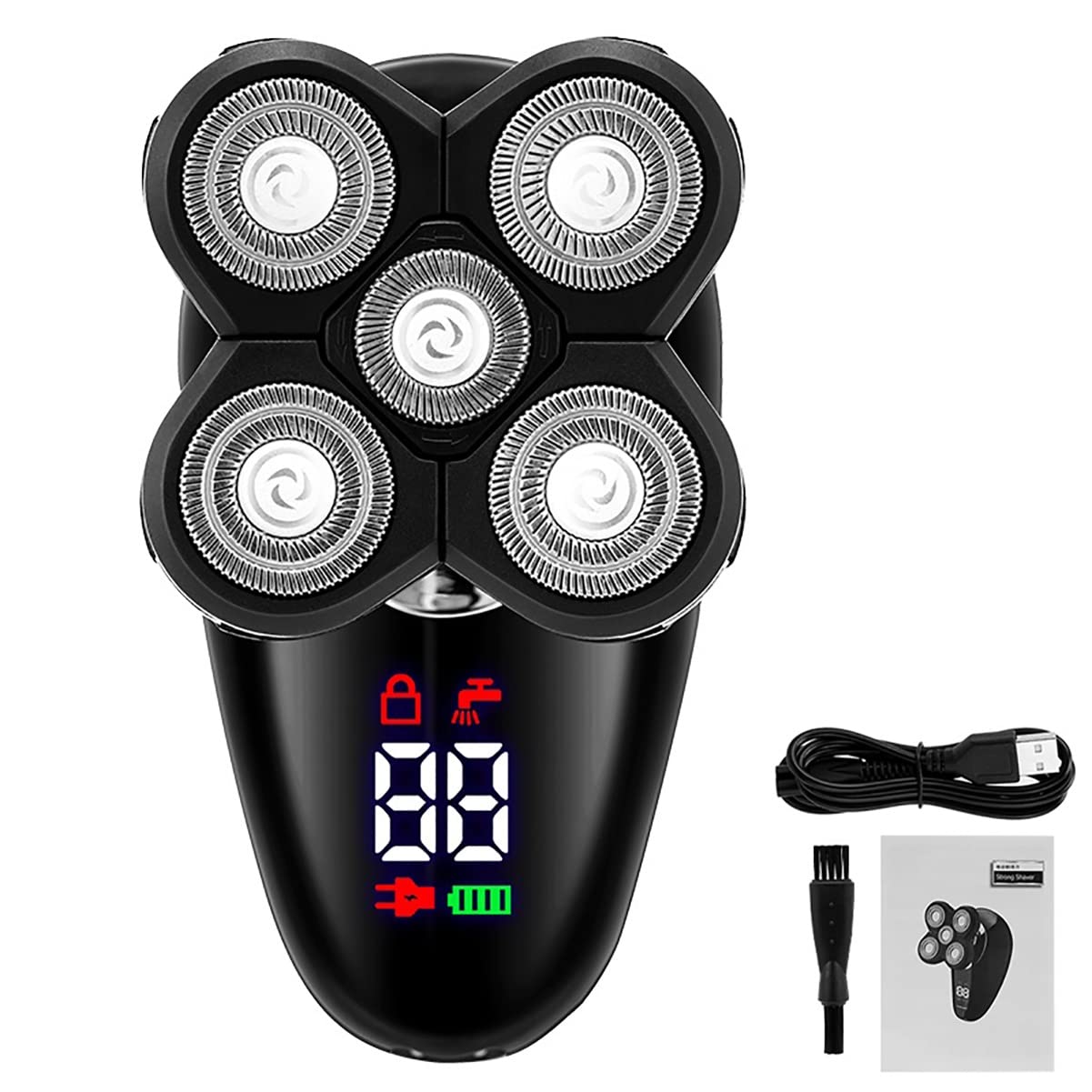 Amazon.com: Head Shavers for Bald Men, 5In1 Facial&body grooming set ...