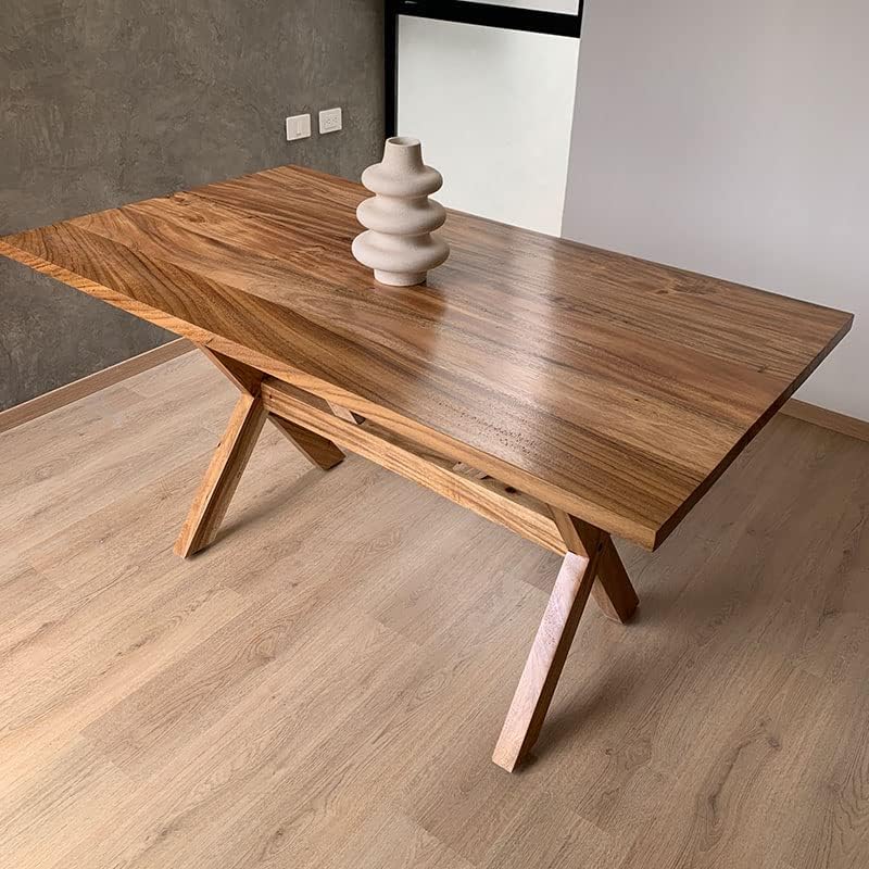 Shop Flamingo Mesa de Comedor Rectangular 100% Madera sólida de parota ...