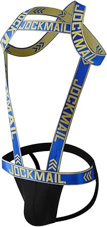 Amazon.com: Mens Harness Sport Shoulder Strap with Jock Strap Fitness ...