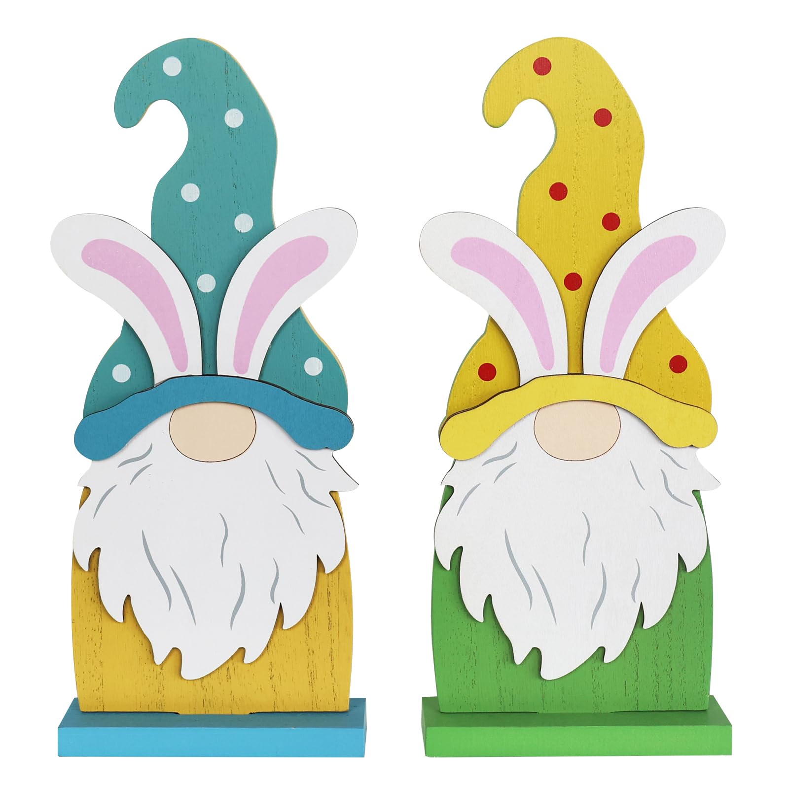 Amazon.com: DEWBIN Easter Decorations, 2 PCS Easter Gnome Farmhouse ...