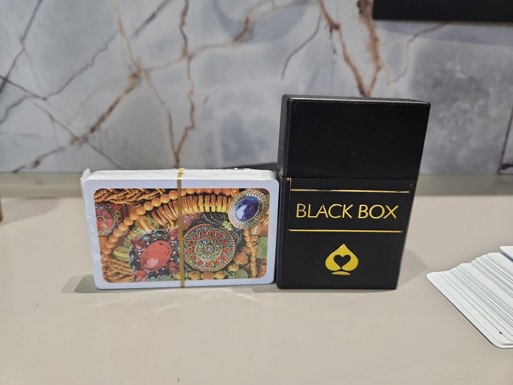 Black Box Premium Black Box Plastic Playing Cards (Set of 2),Waterproof ...