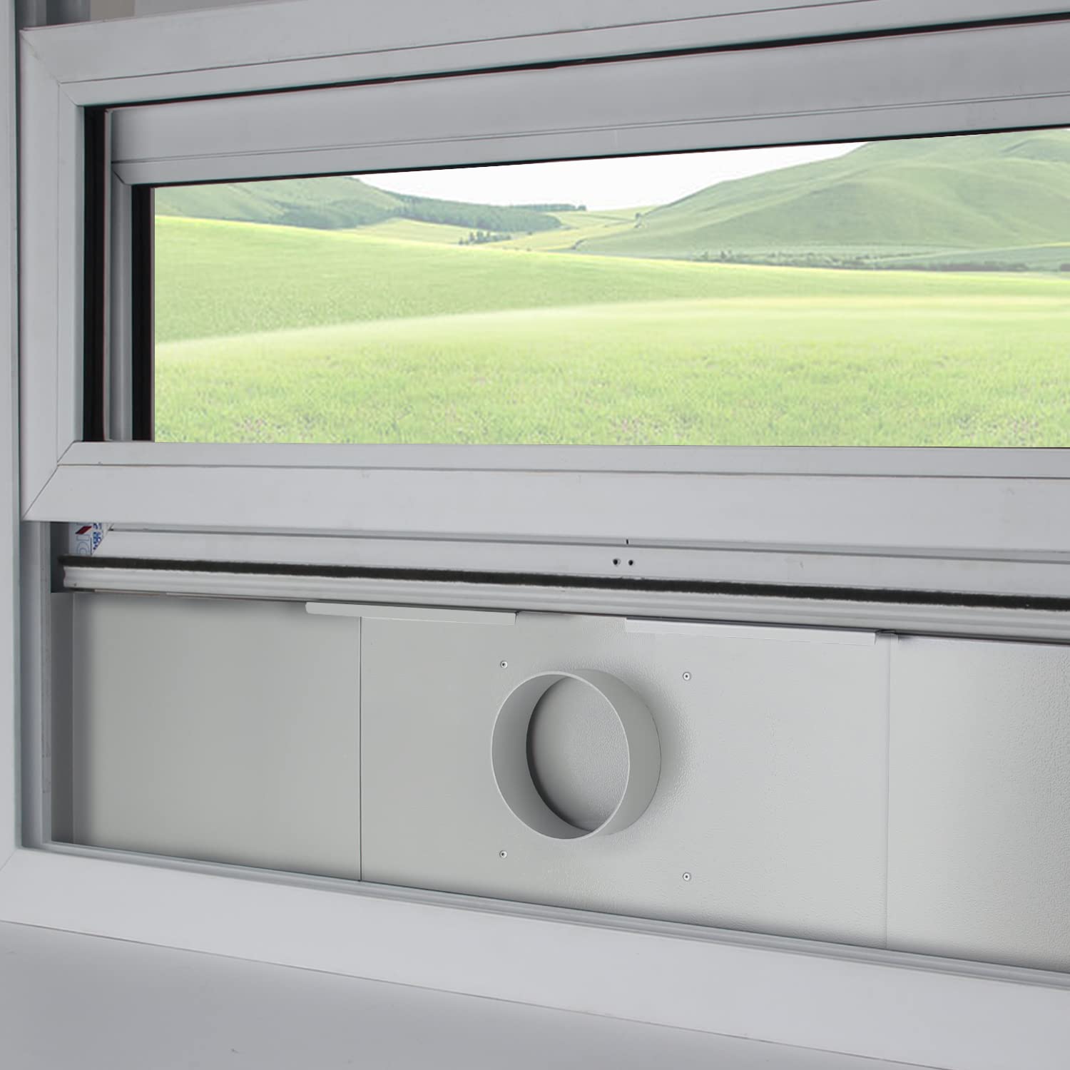 Snapklik.com : DITKOK Window Dryer Vent, Galvanized Steel + Painted ...