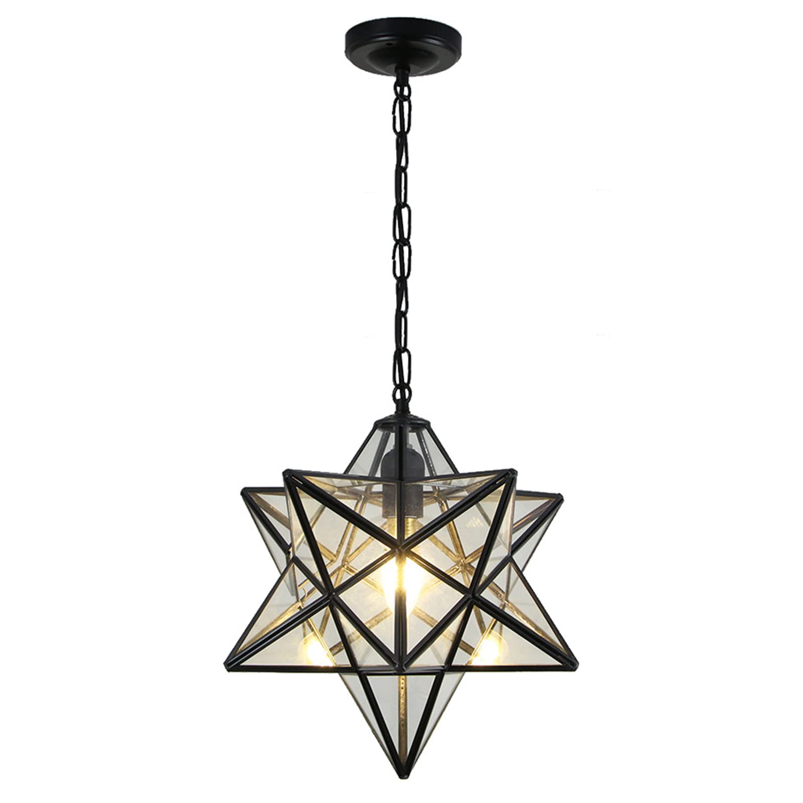 Star Light Fixture Vintage
