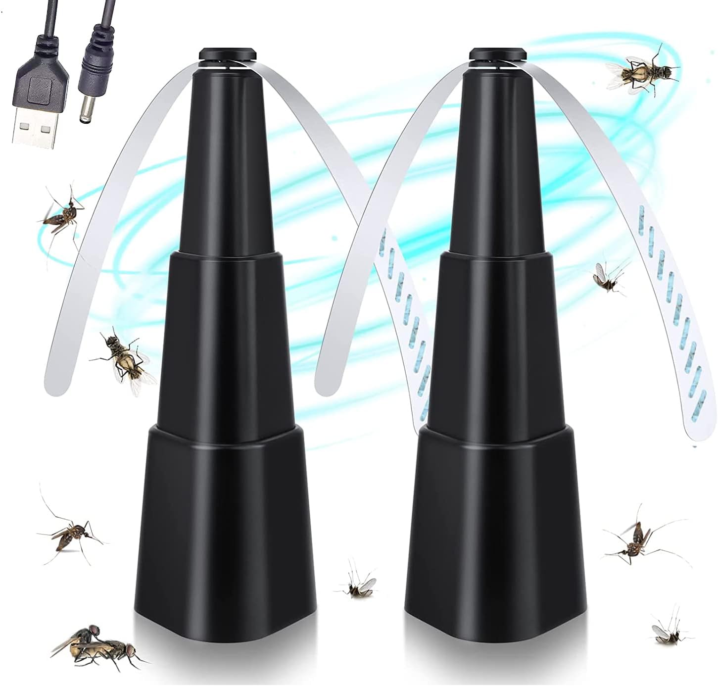 DMG Fly Fans for Tables, Fly Repellent Outdoor Indoor Keep Flies Away ...