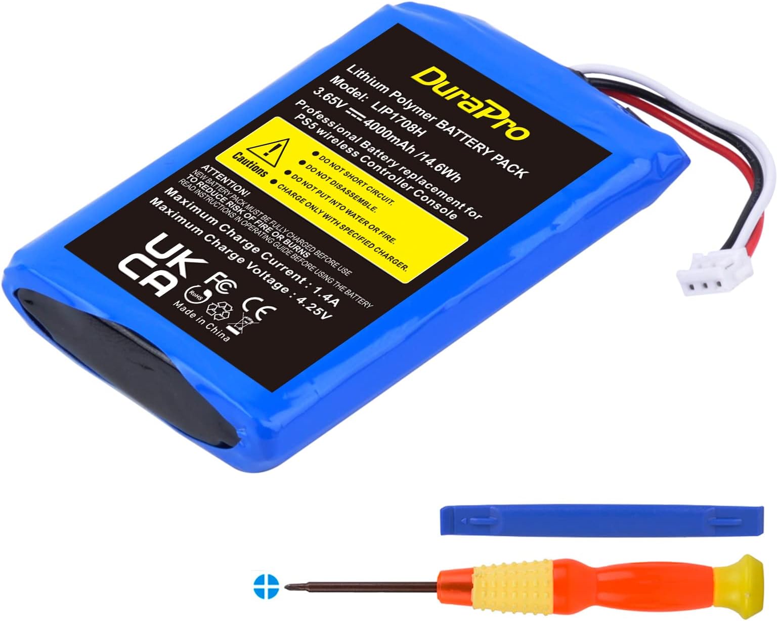 DuraPro 4000mAh LIP1078 Battery for Sony PS5 Playstation 5 DualSense ...