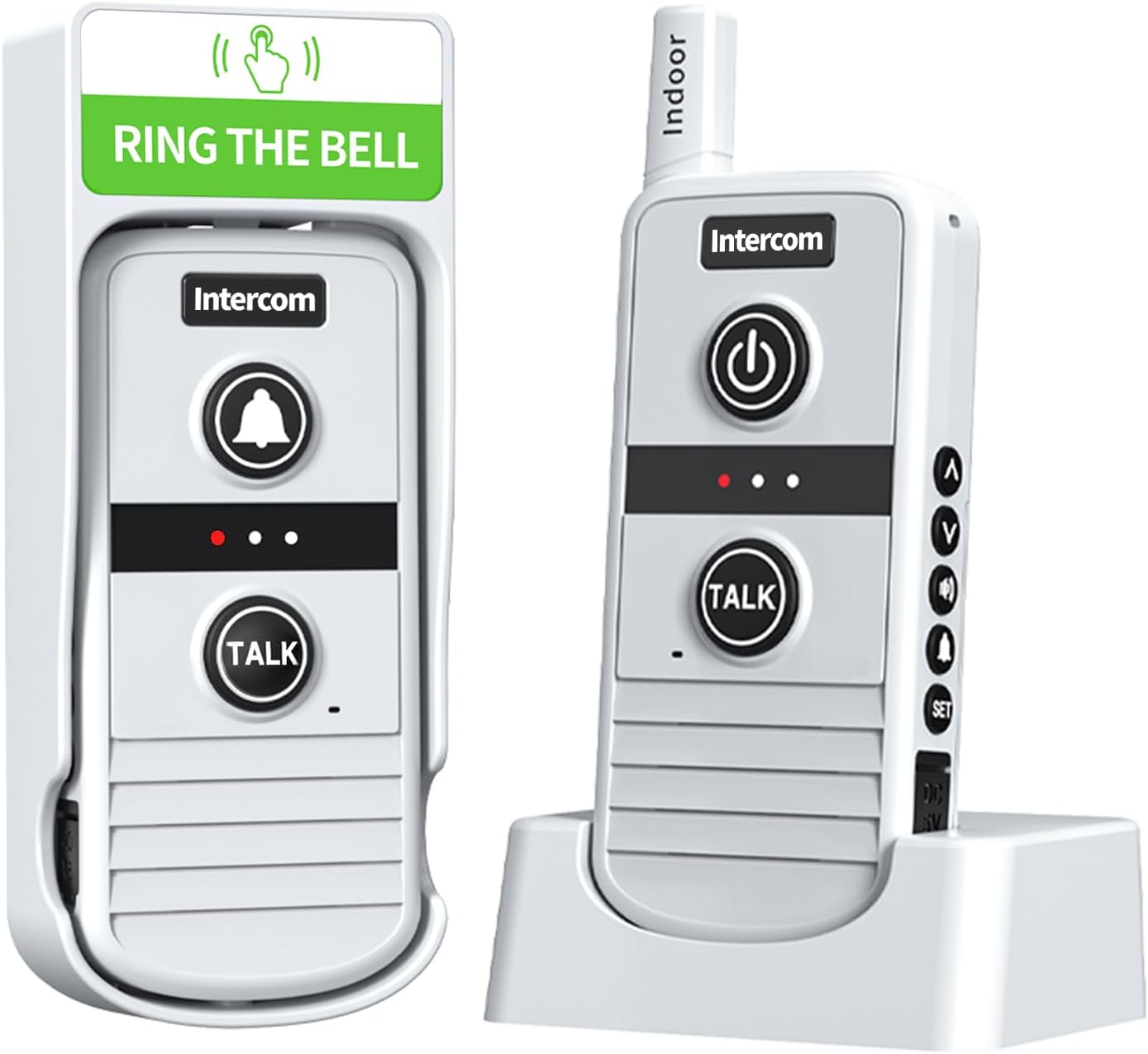 PANDAAR Wireless Doorbell for Home, Wireless Intercom System 4900ft ...