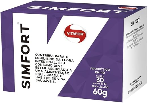 Vitafor - Simfort - 30 Sachês de 2g : Amazon.com.br: Saúde e Bem-Estar
