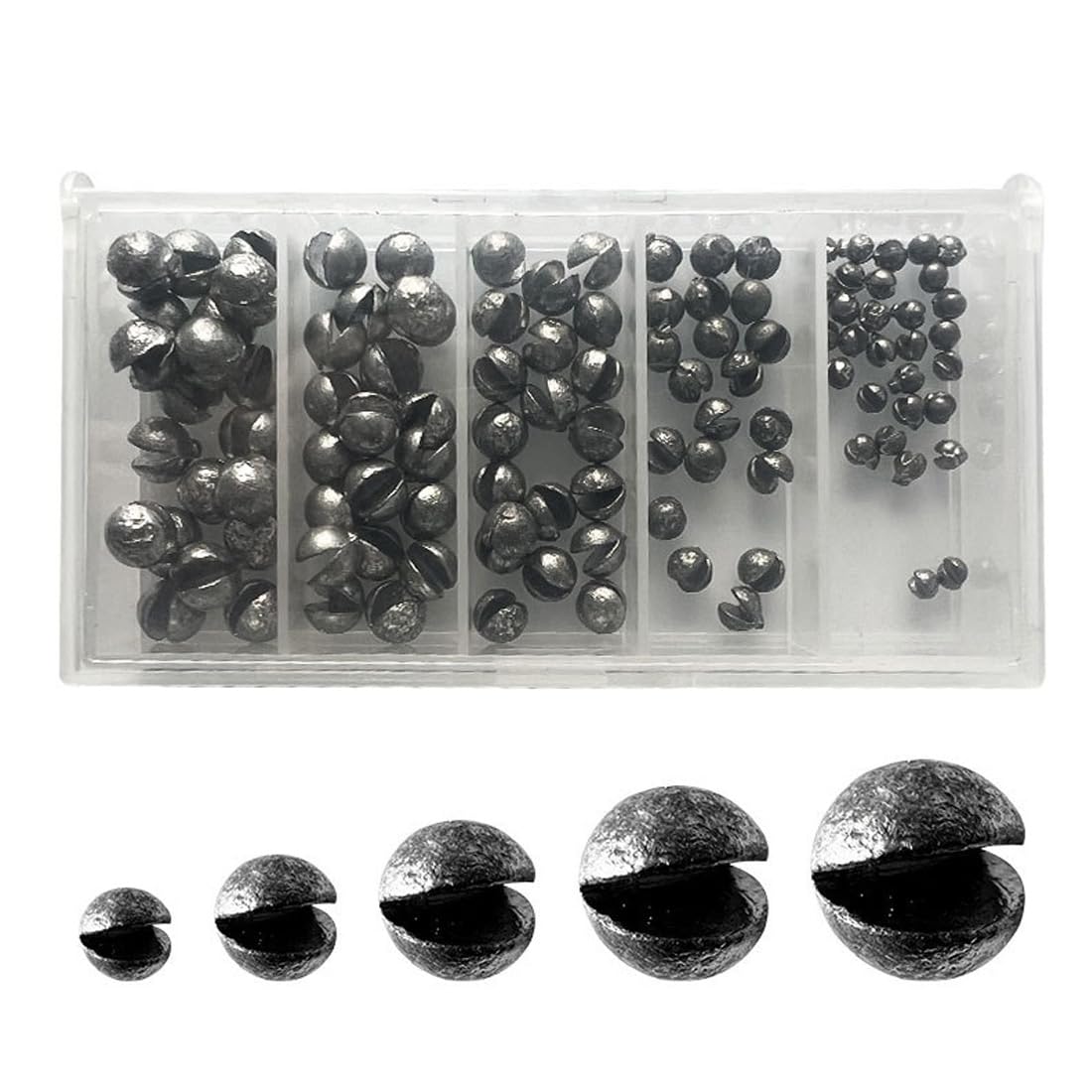 Snapklik.com : Fishing Split Shot Weights, Fly Fishing Weights Split ...
