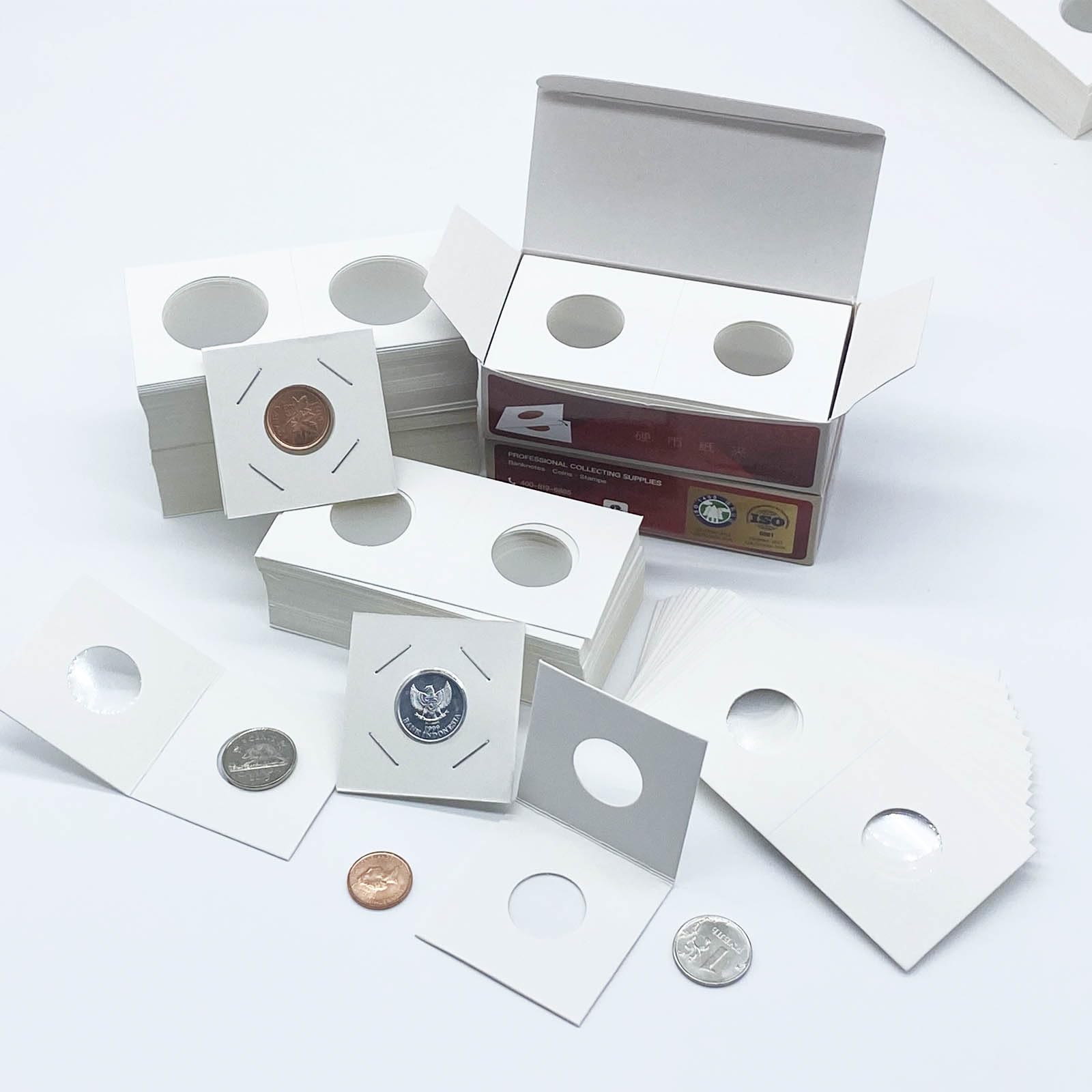 Amazon.com: 200 PCS Premium Cardboard Coin Flips 2 x 2 inch Coin ...