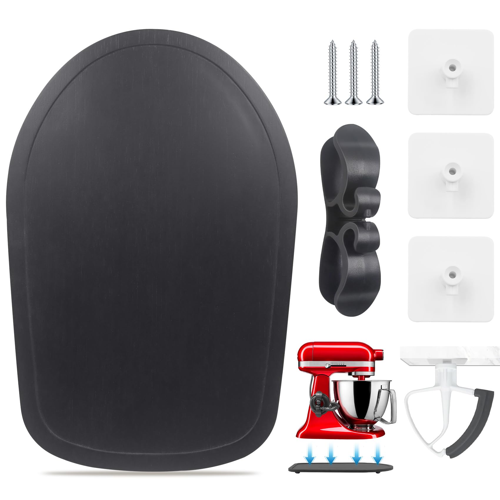 Amazon.com: Mixer Slider Mat Cord Organizer Set for Tilt Head Kitchen ...