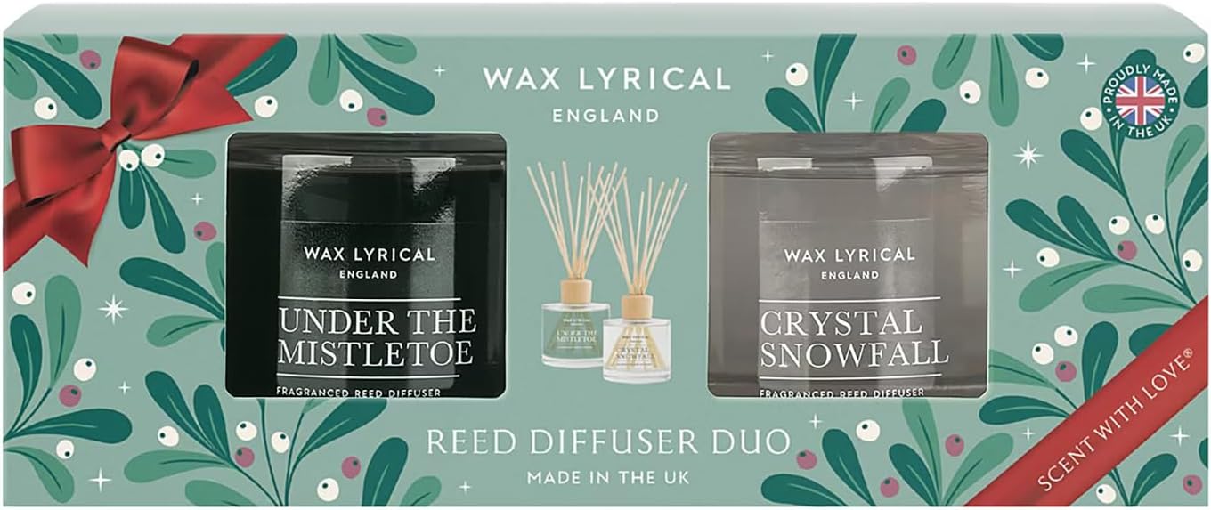 WAX LYRICAL Festive Reed Diffuser Duo Twinpack Gift Box Set - 2 x 200ml ...