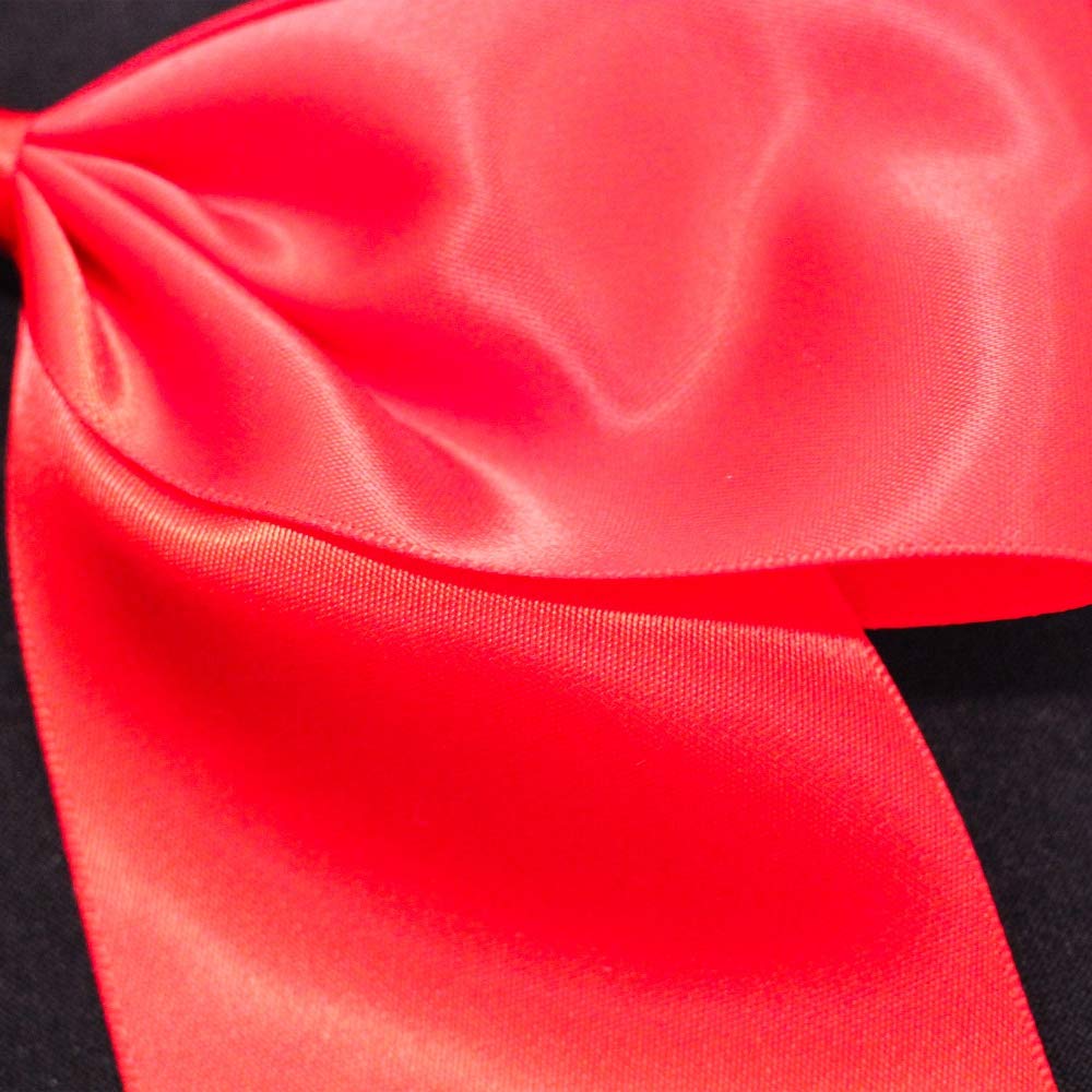 Snapklik.com : Graduation Cap Decoration Satin Ribbon Bow Vermilion