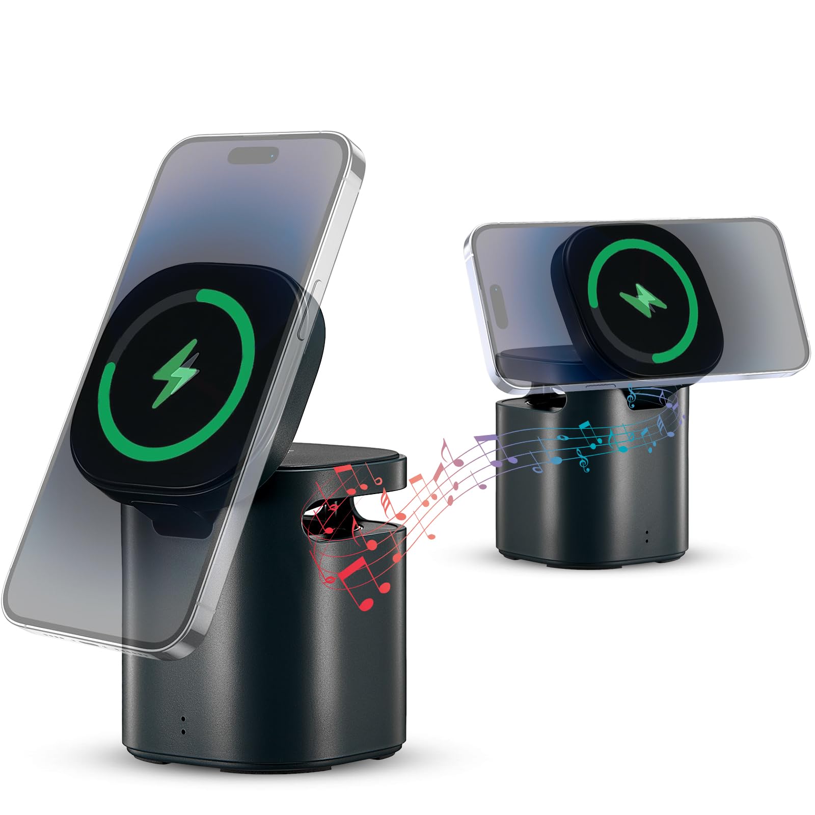 Amazon.com: Electmagic 4-in-1 Wireless Charger Stand,Foldable Wireless ...