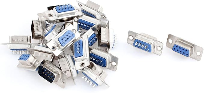 sourcingmap RS232 9 Pin seriale maschiofemmina DB connettore saldatura ...