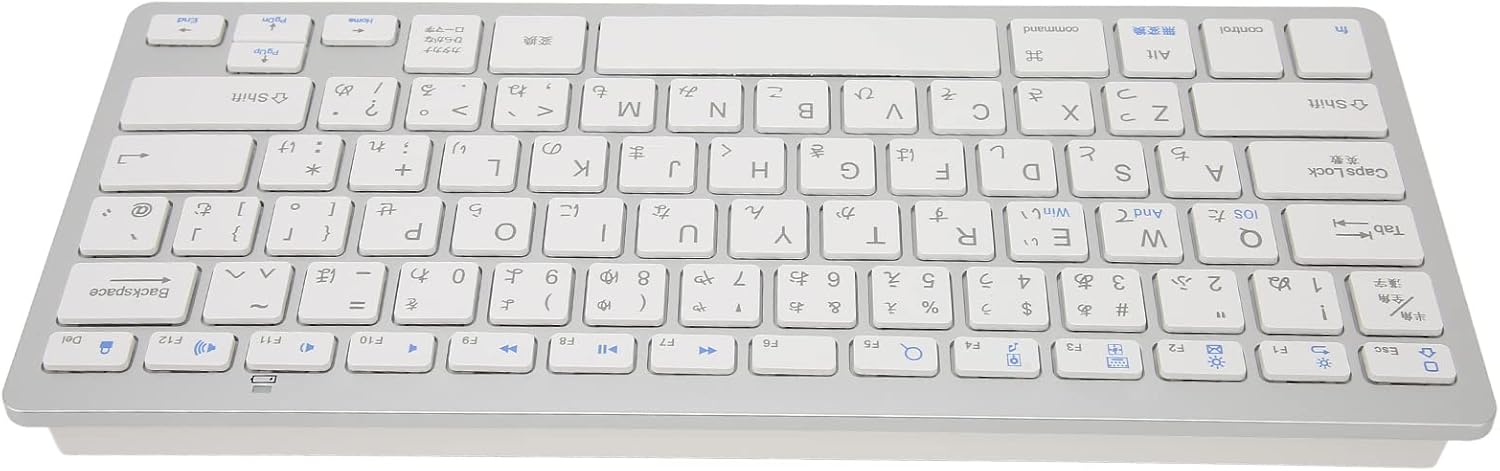 Amazon.com: Portable Wireless Keyboard, QWERTY Layout Keyboard Mini 78 ...