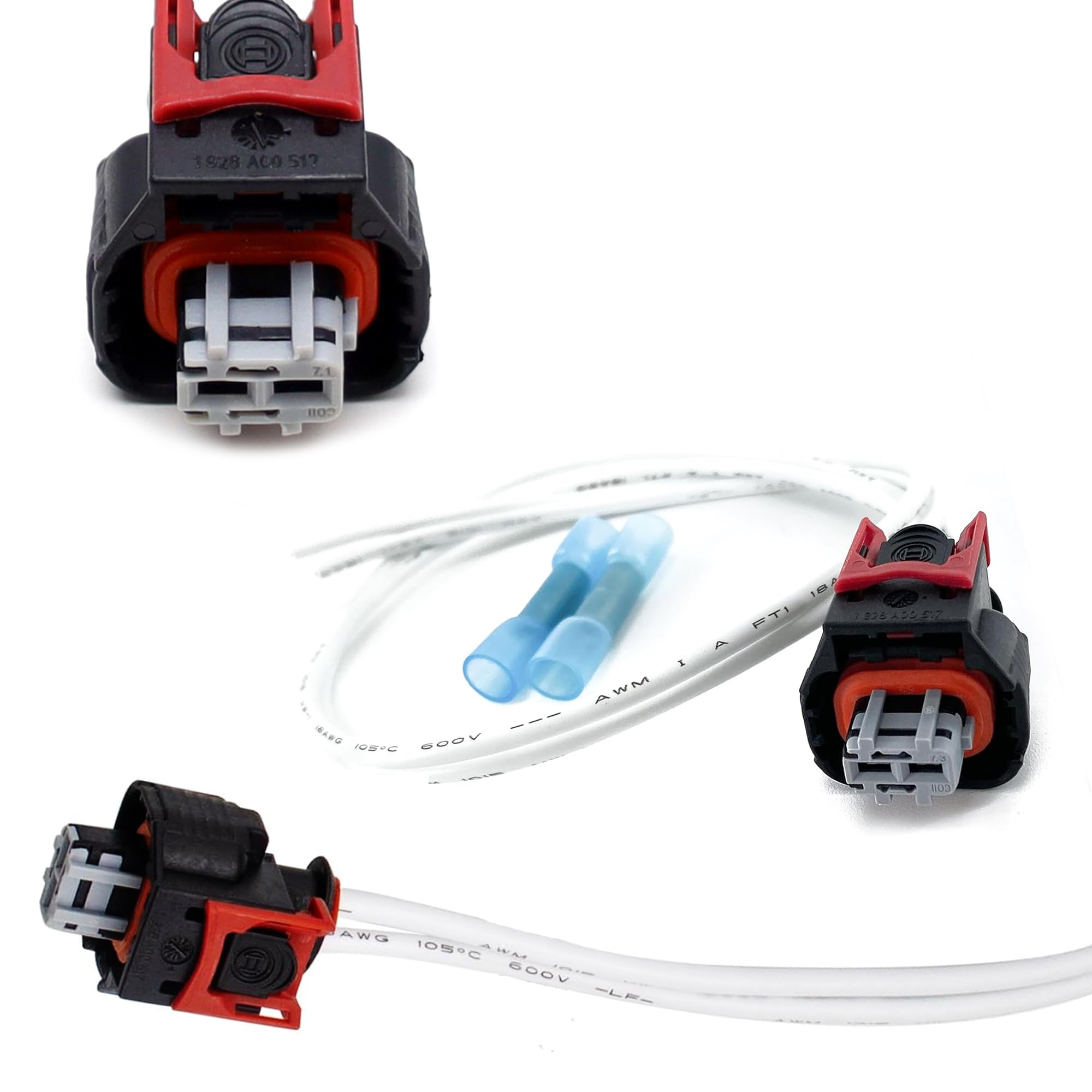 Amazon.com: iJDMTOY Pair OE-Spec PT3739 2-Pin Female End Multi-Purpose ...