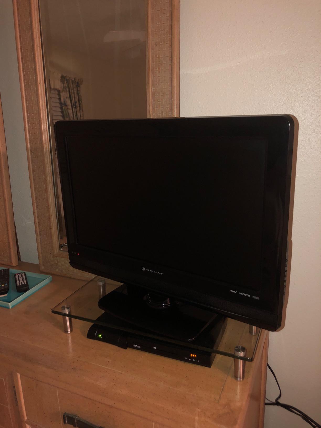 Amazon.com: Multimedia Stand for Desktop, Clear - Aeon 60122 : Home ...