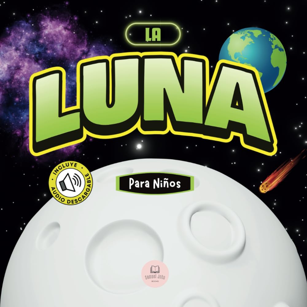 La Luna Para Niños: Libro infantil para aprender conceptos básicos ...