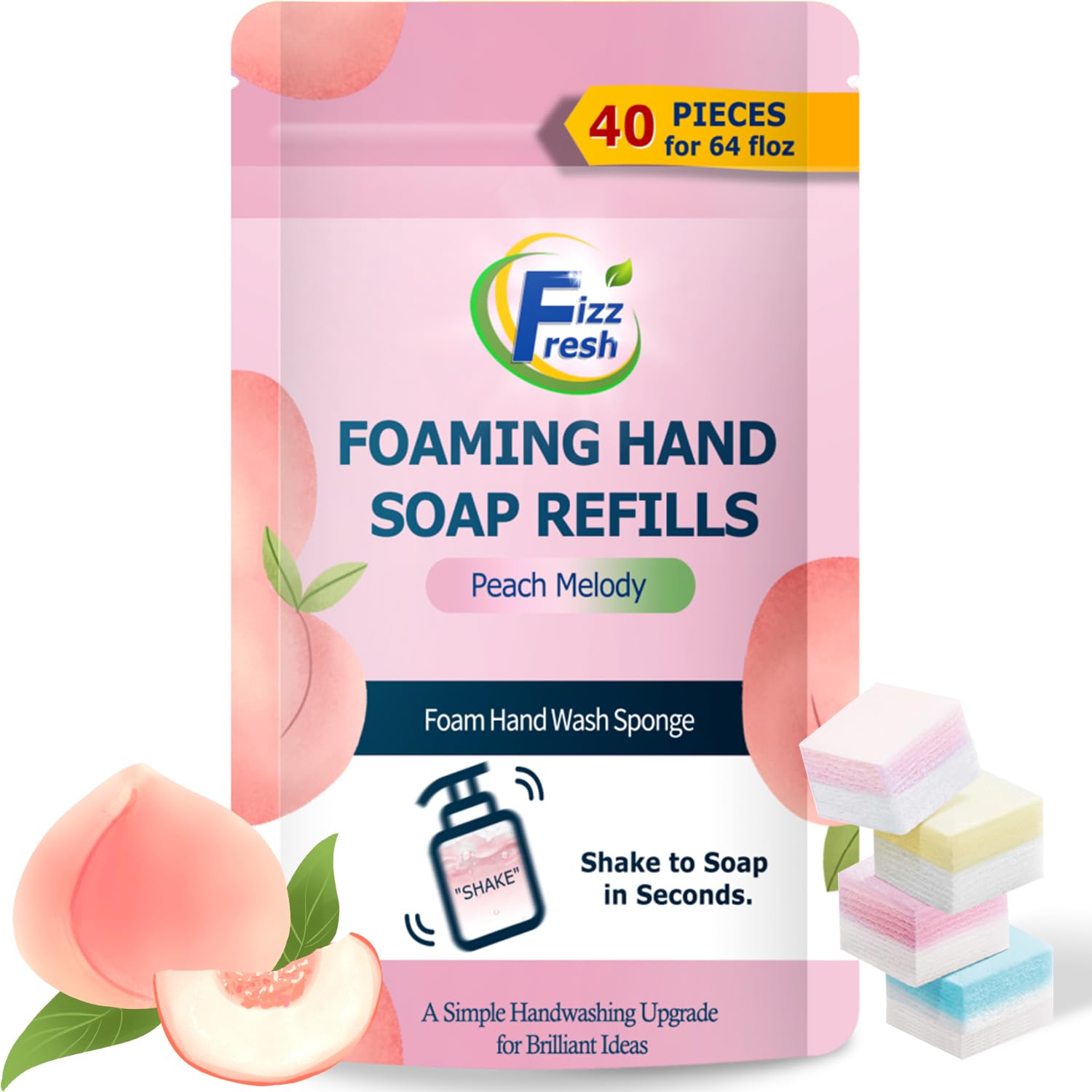 Amazon.com : FizzFresh Foaming Hand Soap Tablet Refills - 40 Pieces ...