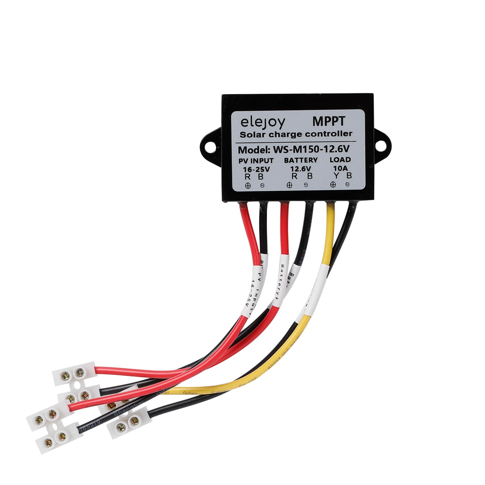Amazon.com : ELEJOY 10 Amp 12.6V 150W MPPT Solar Charge Controller 99% ...