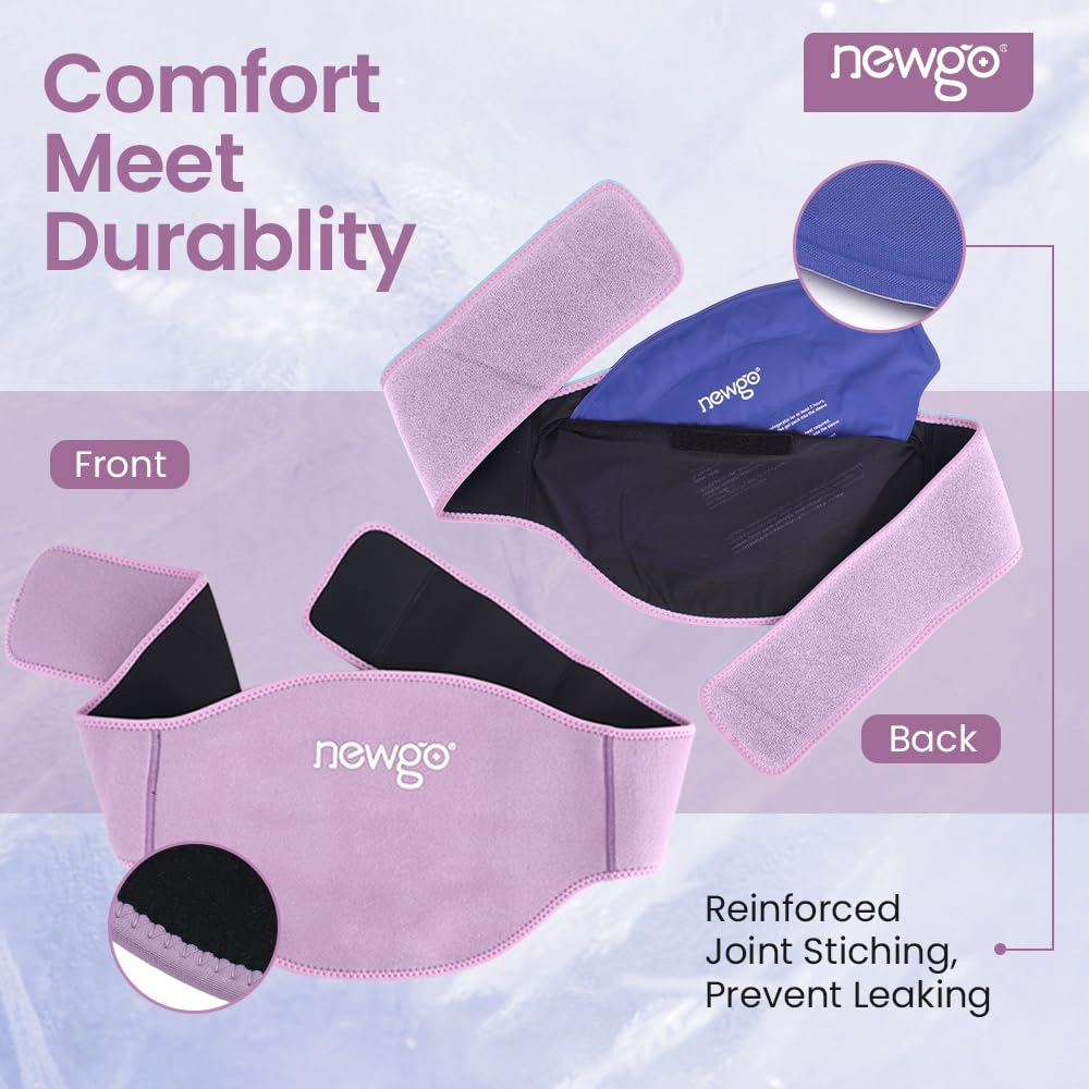 Snapklik.com : Back Gel Ice Pack Wrap, 2 Pack Reusable Cold Pack For ...