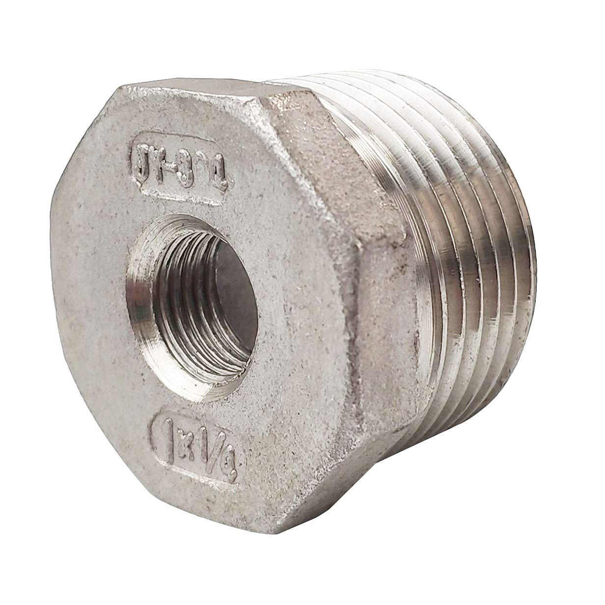 Snapklik.com : LOZOME 1" Male X 1/4" Female Thread Reducer Bushing Pipe ...