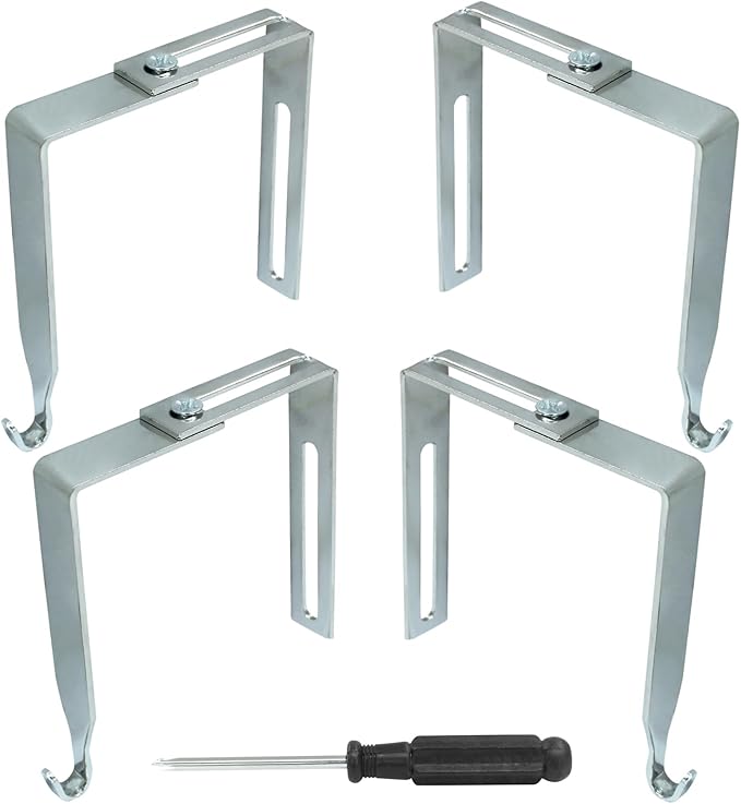 Amazon.com: vibedor 4 Packs Adjustable Cubicle Hanger, Wall Hooks Metal ...