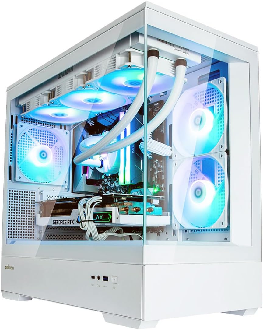 Amazon.com: Zalman P30 Micro-ATX Gaming PC Case - 3 x 120mm ARGB Fans ...