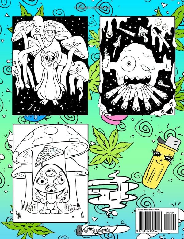 Snapklik.com : Lets Get High And Color: Stoner Coloring Book For Adults