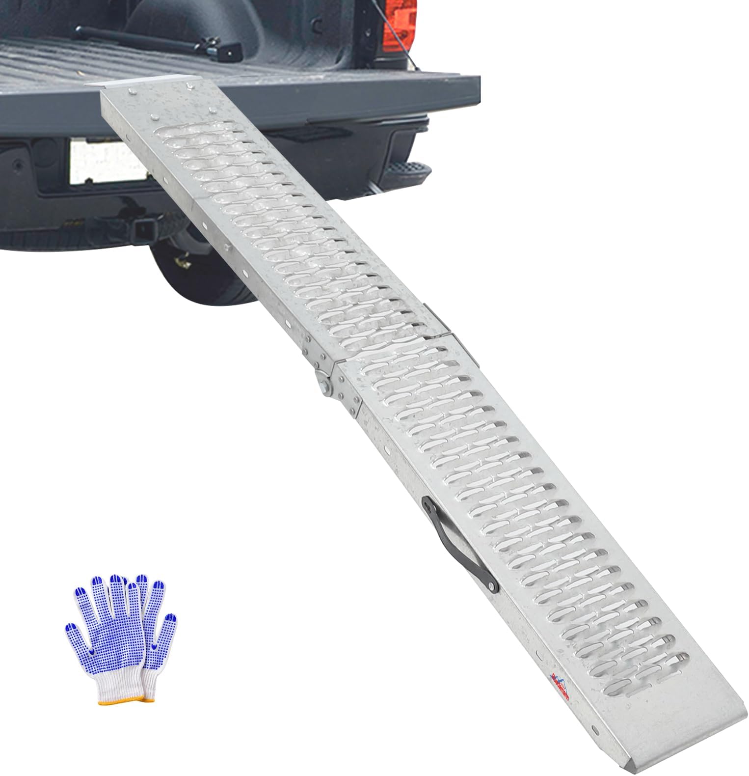 Amazon.com: 7.5ft Aluminum Loading Ramp, 750lbs Capacity, Folding Truck ...