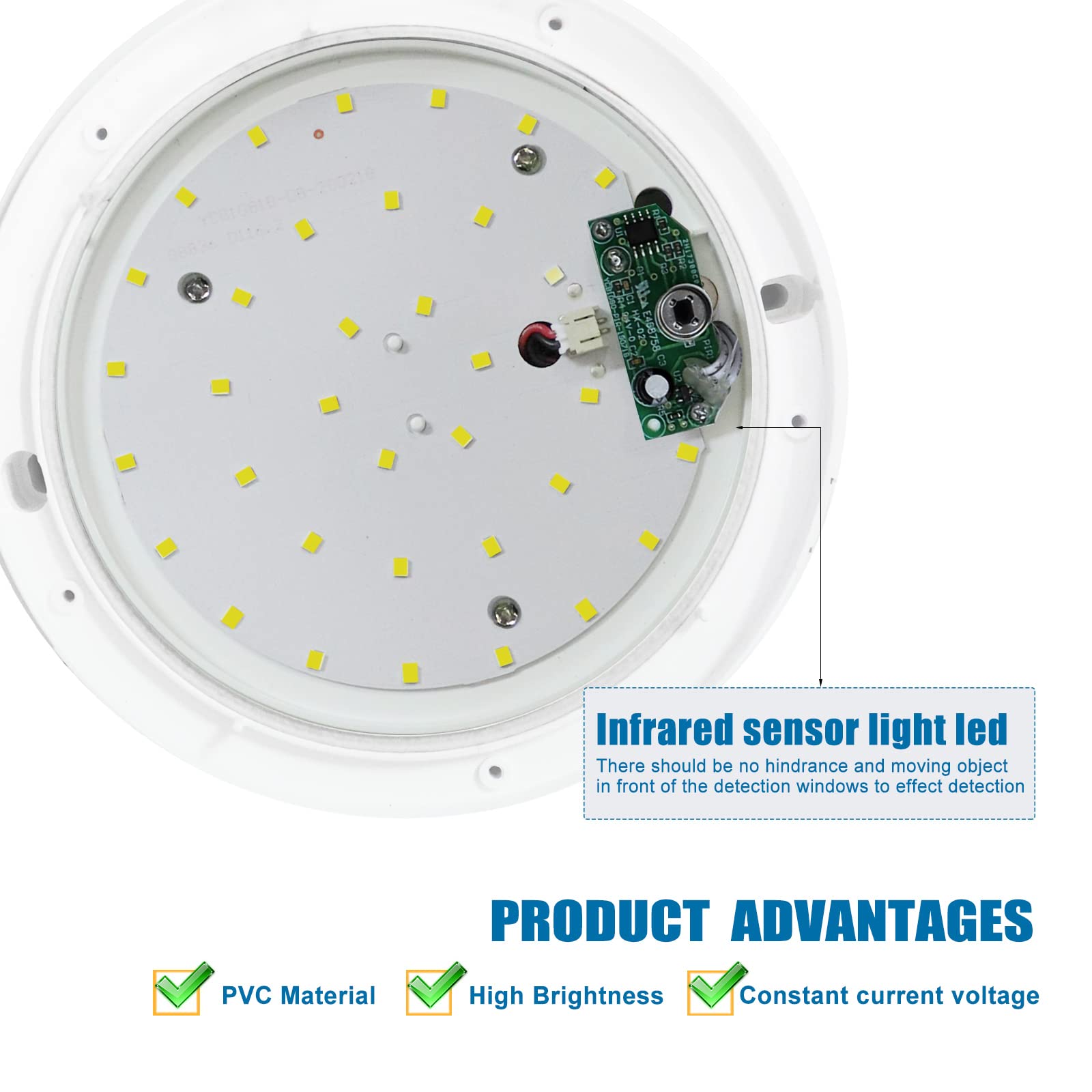 Surface Mounted Light And Alarm